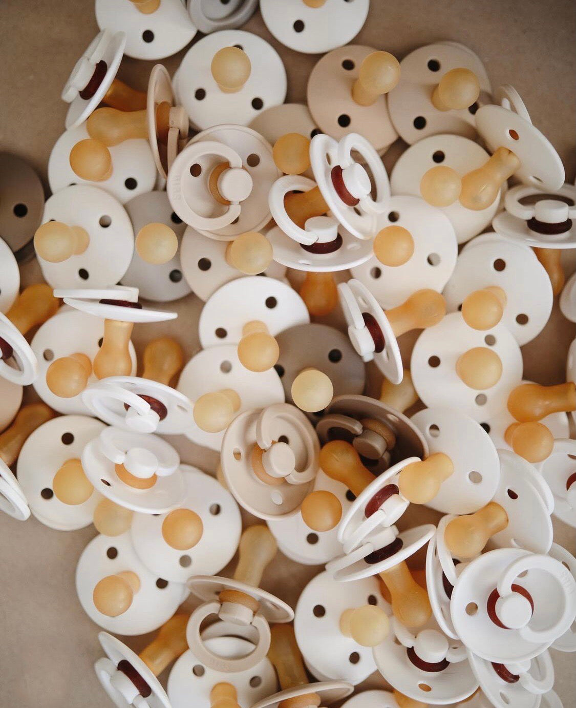 Natural Rubber Pacifiers – Mia Michelle Bows